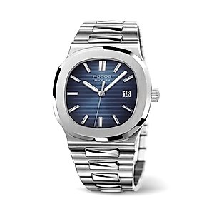JOESD Men's Automatic, Auto Date Wrist Watches Waterproof Analog Watch with Stainless Steel Skeleton Luxury Classic Mechanical Watch 42mm