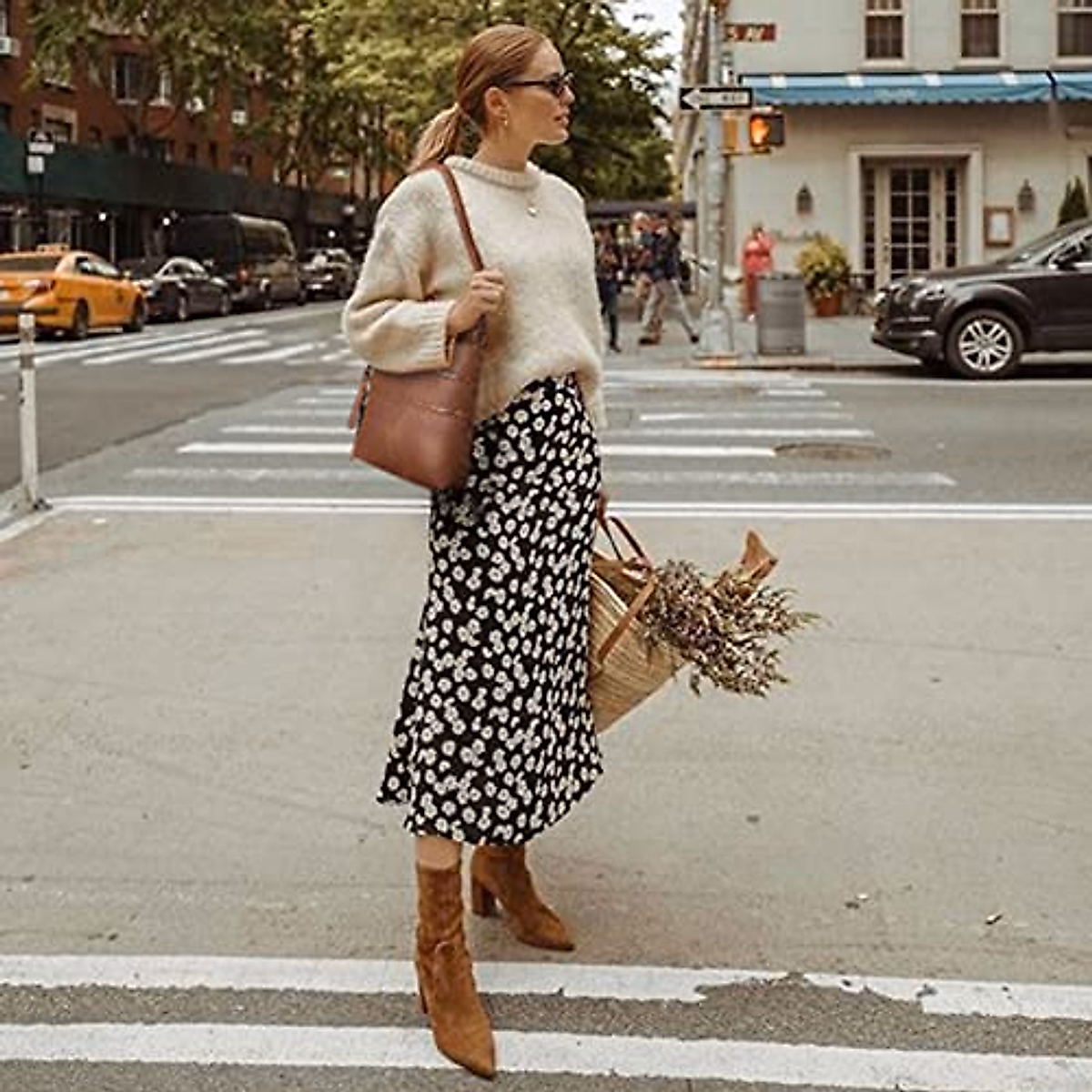 CLUCI Crossbody Purses for Women, Medium Size Zipper Pocket Adjustable Strap, Soft Leather Women's Shoulder Handbags