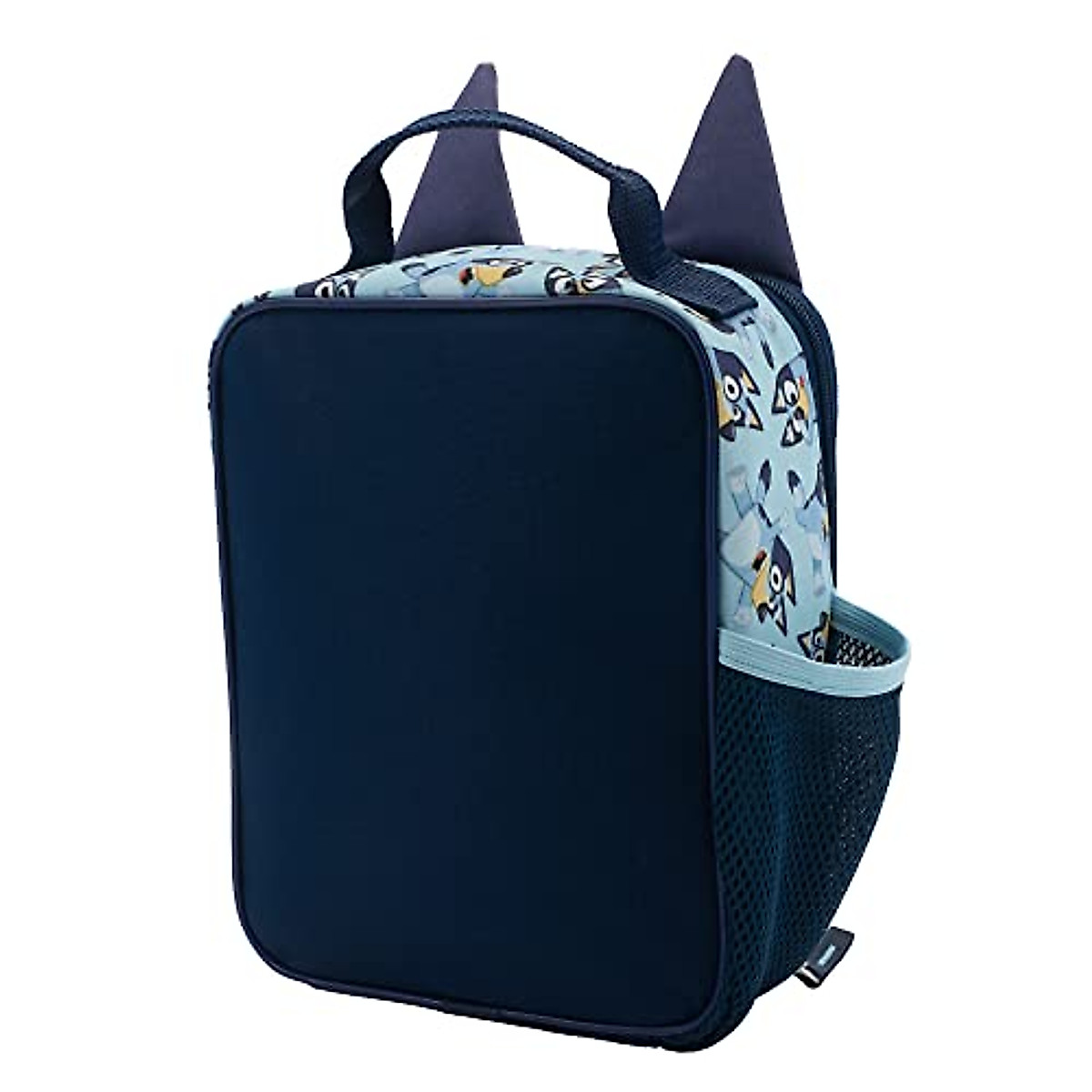 BLUEY Insulated Lunch Box for Kids & Toddlers, Girls & Boys Insulated Lunch Bag with 3D Features and Top Padded Handle, Blue