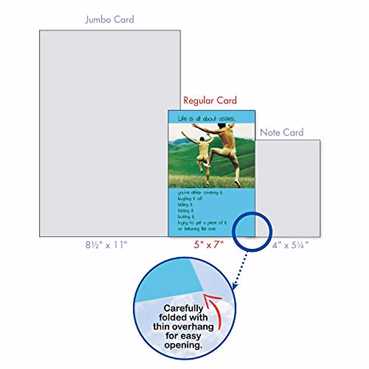 NobleWorks - 10 Funny Birthday Cards Box Set for Men and Women, Assorted Bulk Humor Greeting Cards, Envelopes - A Very Funny Birthday AC5979BDG-B1x10