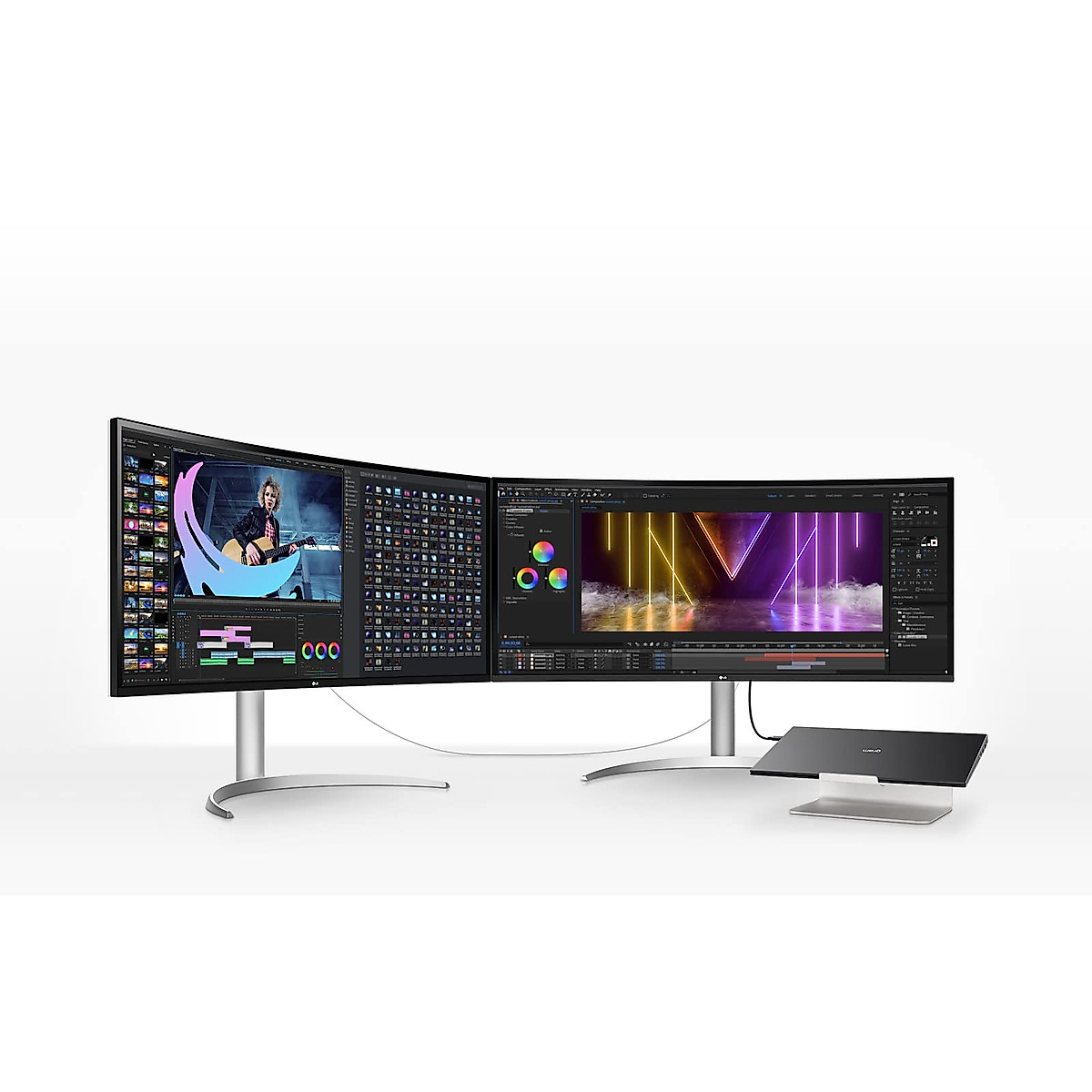 LG 40WP95C-W 40” UltraWide Curved WUHD (5120 x 2160) 5K2K Nano IPS Display, DCI-P3 98% (Typ.) with HDR10