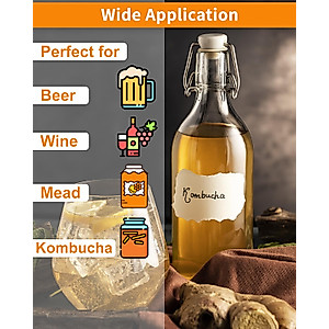 Kosoeur Triple Scale Hydrometer, Alcohol Hydrometer for Wine, Mead, Kombucha & Beer, Mead Making Kit, (ABV Tester, Brix, Specific Gravity Hydrometer), Hydrometer Alcohol Kit for Wine Brewing Supplies