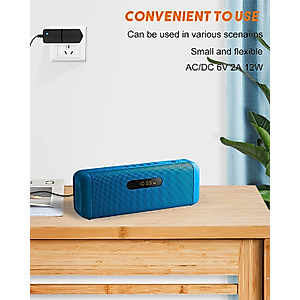 6V 2A Power Supply Adapter with 5.5x2.5mm DC Plug, AC 100-240V to DC 6V 2000mA Power Adapter UL Listed DC Power Supply Suitable for iTouchless Sensor Trash Cans, Router, 3.3ft