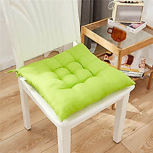 PTONUIC Thicken Seat Cushions Solid Color Soft Chair Cushion Round Cottons Office Chair Cushions Home Decorative Pad