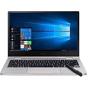 2019 Samsung Notebook 9 Pro 2-in-1 13.3" FHD Touch-Screen Laptop - Intel i7, 8GB DDR4, 256GB PCI-e SSD, 2X Thunderbolt 3, Webcam, WiFi, Fingerprint Reader, Active Pen, 2.84 LBS, 0.5", Titan Platinum