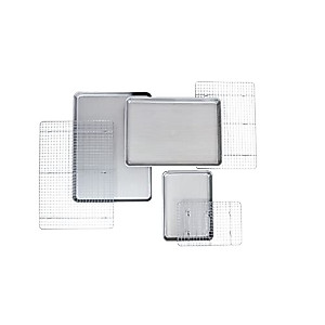 USA Pan Nonstick Baking Sheet Pan with Roasting & Cooling Racks, Set of 6