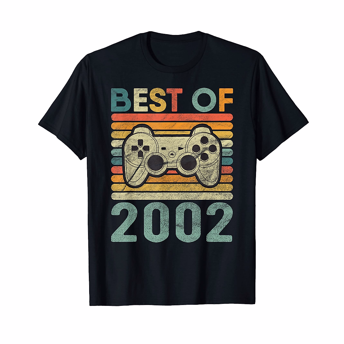 Best Of 2002 Vintage Bday 20th Born Video Game Retro Console T-Shirt