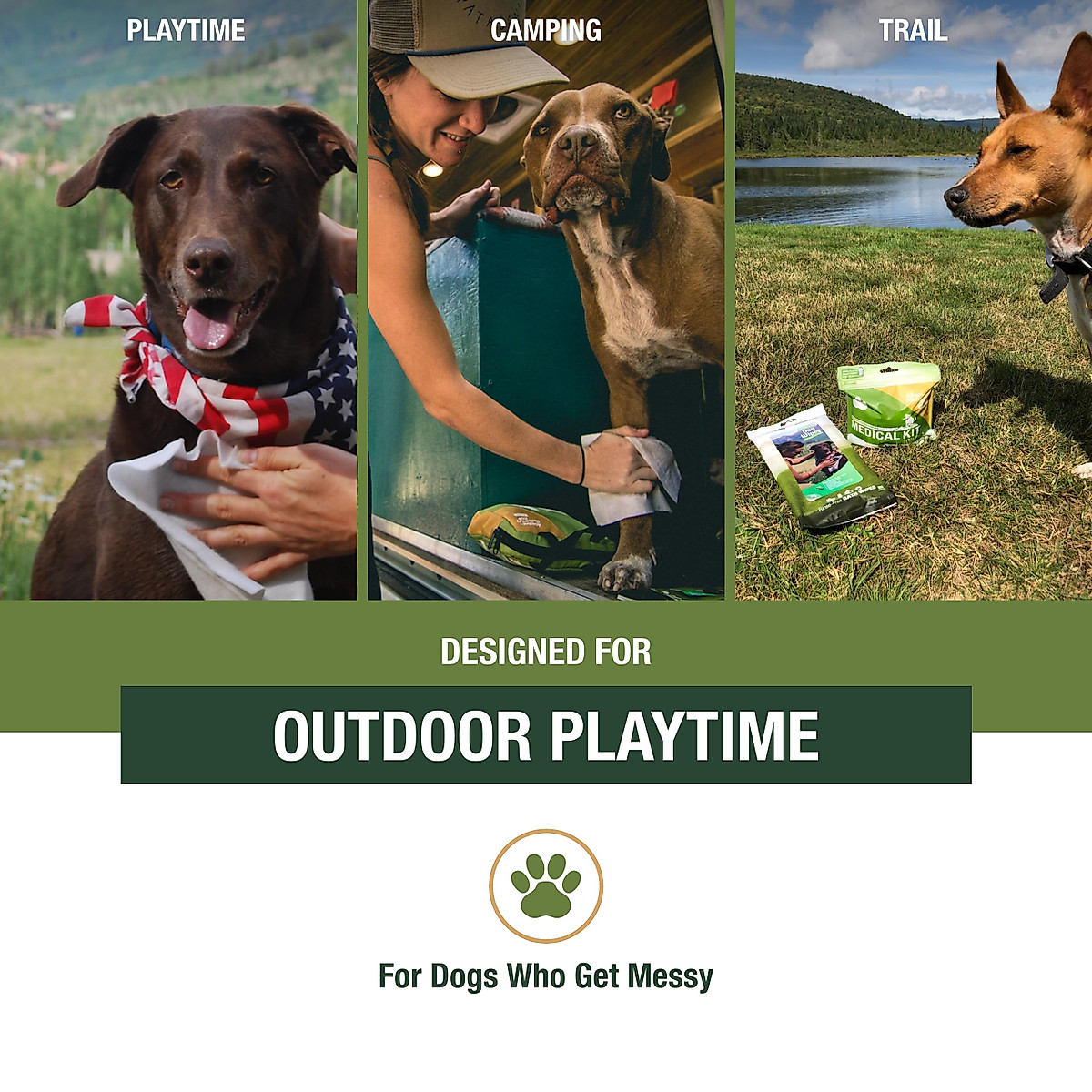 Adventure Medical Kits Dog Wipes - (Pack of 4)