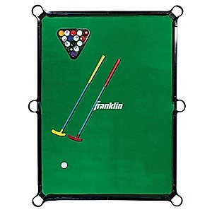 Franklin Sports Billiards Mini Putt Golf - Mini Golf + Pool Combo Game - Fun Indoor + Outdoor Family Game for Kids + Adults - Solo + Multiplayer Game
