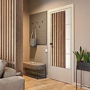 FOLUVUR Full Length Square Mirror with Sticker, 12x12, 8PCS, Wall Mount, Home Mirror