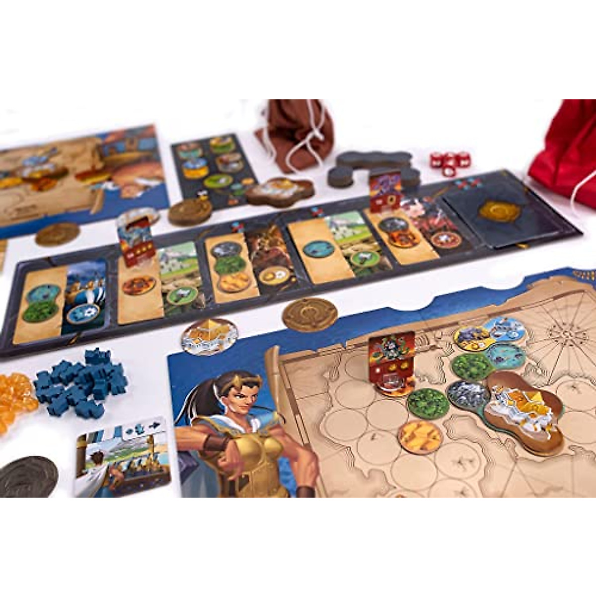 Orichalicum Board Game - Race to Save Your People in an Epic Exodus! Fast-Paced Strategy Game for Kids and Adults, Ages 12+, 2-4 Players, 45 Minute Playtime, Made by Pandasaurus Games