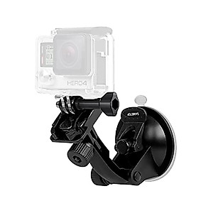 Sametop Suction Cup Mount Compatible with Gopro Hero 11, 10, 9, 8, 7, 6, 5, 4, Session, 3+, 3, 2, 1, Hero (2018), Max, Fusion, DJI Osmo Action Cameras; Perfect for Car Windshield and Window