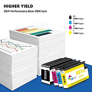 950XL 951XL Ink Replacement for HP OfficeJet Pro 8600 8610 8620 Printer Ink Cartridge Compatible for HP 950 951 XL HP950 HP951 XL Combo Pack to Officejet pro 8100 8625 8630 8660 8615 276DW Printer