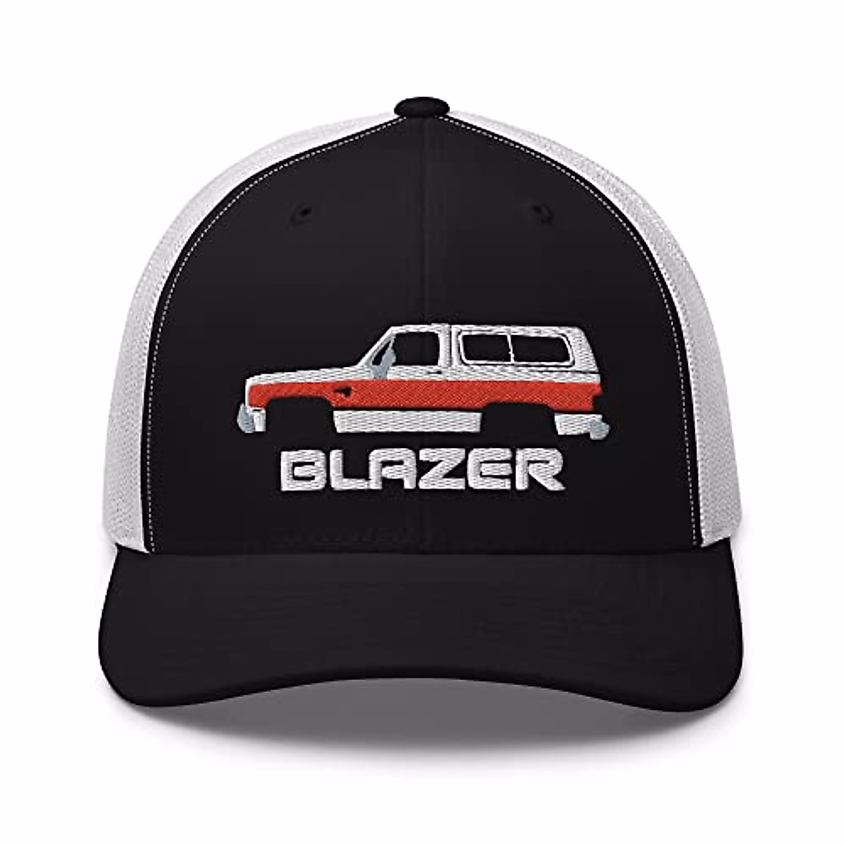 1988 Chevy K5 Blazer Truck Off-Road 4x4 Vintage Classic Trucker Cap Snapback Hat Black/White