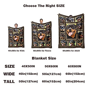 Rottweiler Blanket for Women Men, Rottweiler Gifts for Rottweiler Dog Lover, Super Soft Fuzzy Dog Throw Blanket Rottweiler Decor Plush Gift for Birthday Christmas 60x80 inch