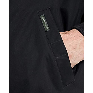 Weatherproof Garment Co. Men's Microfiber Classic Golf Jacket, Black, Medium