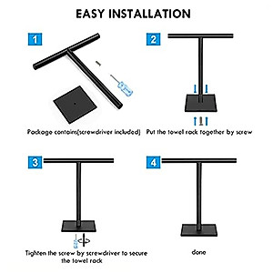 N/A Stainless Steel 304 Towel Rack Bathroom Towel Bar Toilet Vertical Towel Holder Kitchen Countertop Storage Rack