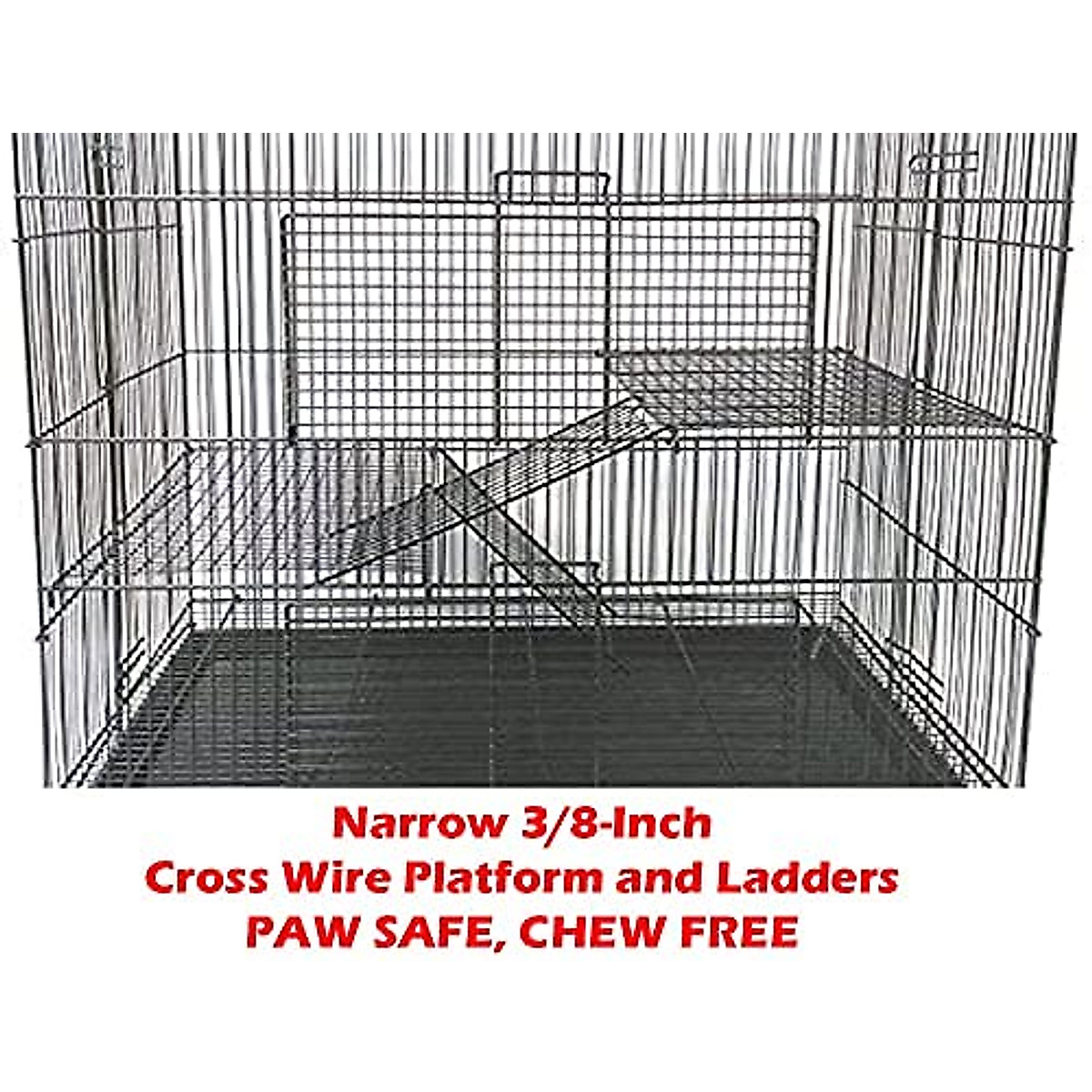 New Medium 3 Levels Guinea Pigs Gerbils Hamsters Rats Mice Ferret Chinchilla Sugar Glider Animal CritterCage