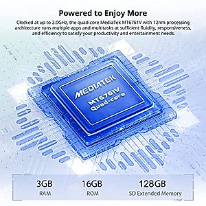 Blackview Unlocked Cell Phones A55, 4G Dual Sim Phones Unlocked, Android Phone, 3GB+16GB ROM Smartphone, Face ID, 3 Card Slots,4780mAh Battery, T-Mobile AT&T Phone Unlocked 6.5" HD+Large Screen