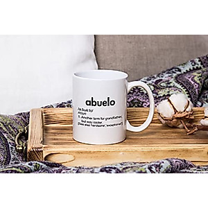 Dictionary Definition Fathers Day Gift Grandpa Abuelo Coffee Mug, Tee for Men Guys, Sarcastic Sense Of Humor Tea Cup