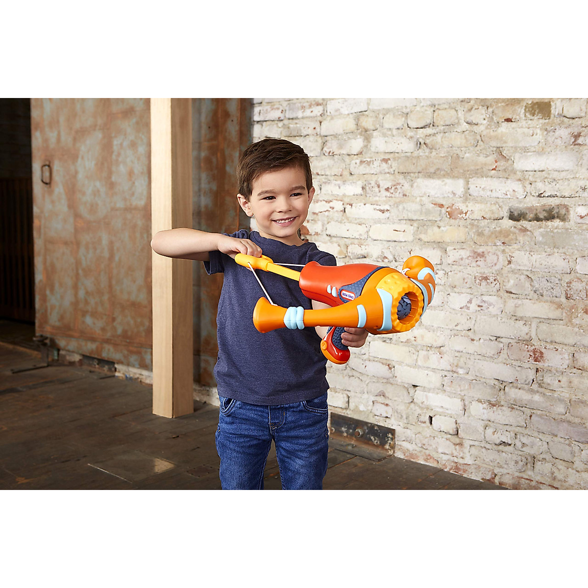 Little Tikes Mighty Blasters Mighty Bow Toy Blaster with 4 Soft Power Pods, Multicolor, Model: