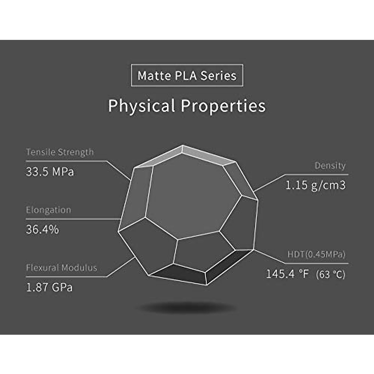SpiderMaker 3D Matte PLA Filament - Matte Finish with Incredible Vibrant Colors - 1.75 mm PLA, 700g, Dimensional Accuracy +/- 0.03mm (Kraft Brown)