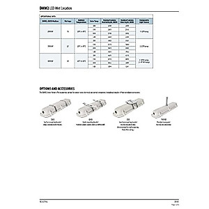 Lithonia Lighting DMW2 L24 4000LM AFL MD MVOLT GZ1 50K 80CRI Wet Location 2-Foot Vapor Tight Luminaire