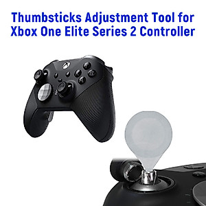 Mcbazel 13 in 1 Metal 6 Swap Thumbsticks Joysticks, 4 Trigger Paddles, 2 D-pads with Adjustment Tool and Carry Case for Xbox One Elite Series 2 Controller - Silver
