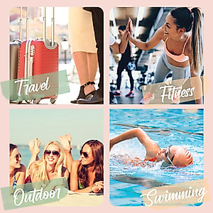 Amylove 2 Pack Cute Flower Makeup Bags Floral Cosmetic Bag Daisy Zippered Pouches Portable Toiletry Bags for Women Travel Vacation Bathroom Organizing (Daisy)