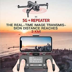 SJRC F11S 4K PRO Drone 4K Professional With HD Camera 1.2KM GPS 5G WiFi EIS 2 Axis Gimbal F11 RC Foldable Brushless Quadcopter (F11 Two Batteries)