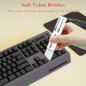 Bluetooth Earbuds Cleaning Pen, in-Ear Headphones Cleaning for Airpods Pro 1 2 Multi-Function Cleaner Kit Soft Brush for Samsung MI Earbuds,Earphone,Camera and Mobile Phone