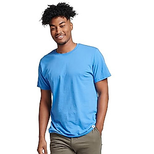 Russell Athletic mens Cotton Performance Short Sleeve T-shirt T Shirt, Collegiate Blue, 3X-Large US
