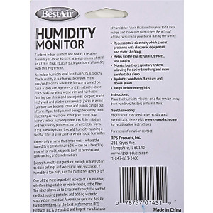 BestAir Analog Humidity Monitor