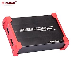 MiraBox USB 3.0 HDMI Game Capture Card for Live Streaming HD Video