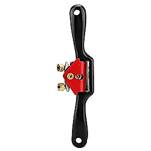 Fdit 9"/215mm Adjustable Hand Planer Spoke Shave Manual Woodworking Tool Hand Tool