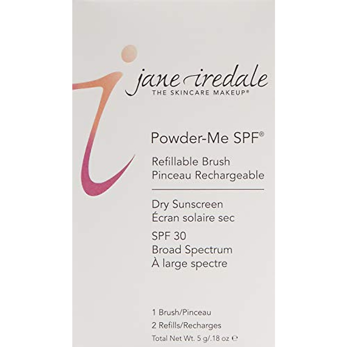 jane iredale Powder-Me SPF 30 Dry Sunscreen, Translucent, 5 g.