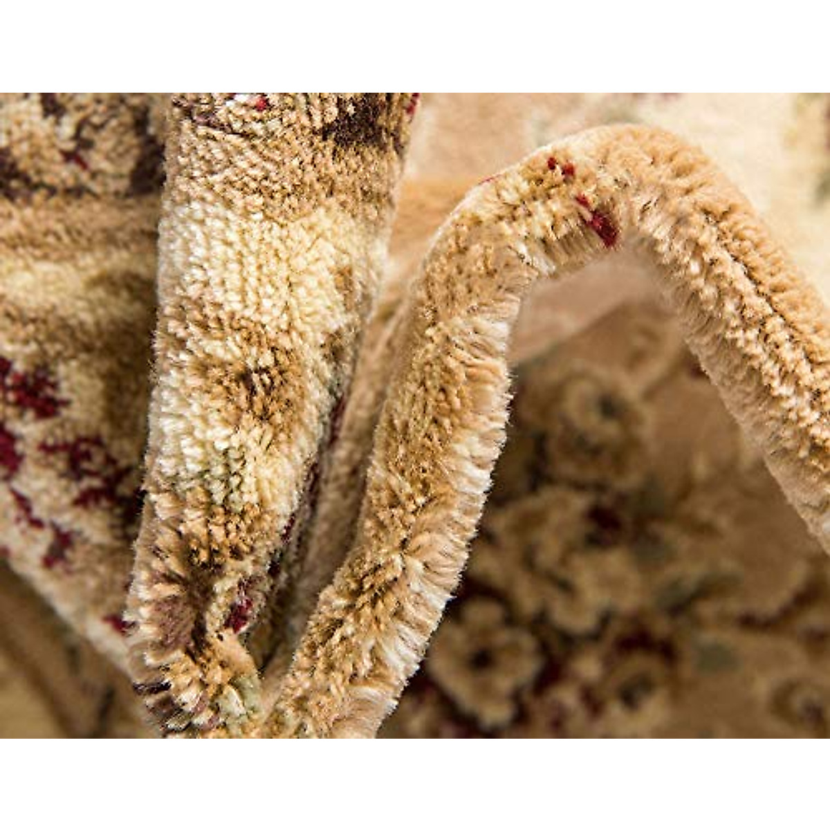 Unique Loom Versailles Collection Traditional Classic Medallion Motif Area Rug (2' 7 x 10' 0 Runner, Tan/ Ivory)