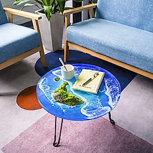 LET'S RESIN Extra Large Resin Molds, 20 Inch XL Round Silicone Molds with 3 Pcs Hairpin Legs for Table, Epoxy Resin Molds for Tray, Clock, Resin Art, Resin Casting, Gifts