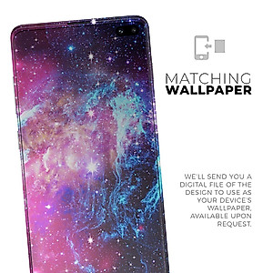 DesignSkinz Bright Trippy Space Protective Vinyl Decal Wrap Skin Cover Compatible with The Samsung Galaxy S20 (Screen Trim & Back Glass Skin)