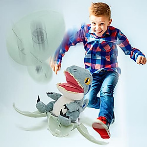 WOW! STUFF Jurassic World Drop 'n Pop Dino - Blue Velociraptor | Dinosaur Egg with Pop-up Plush Toy | Official Dominion Merchandise, Gifts and Toys for Boys and Girls, Aged 5+