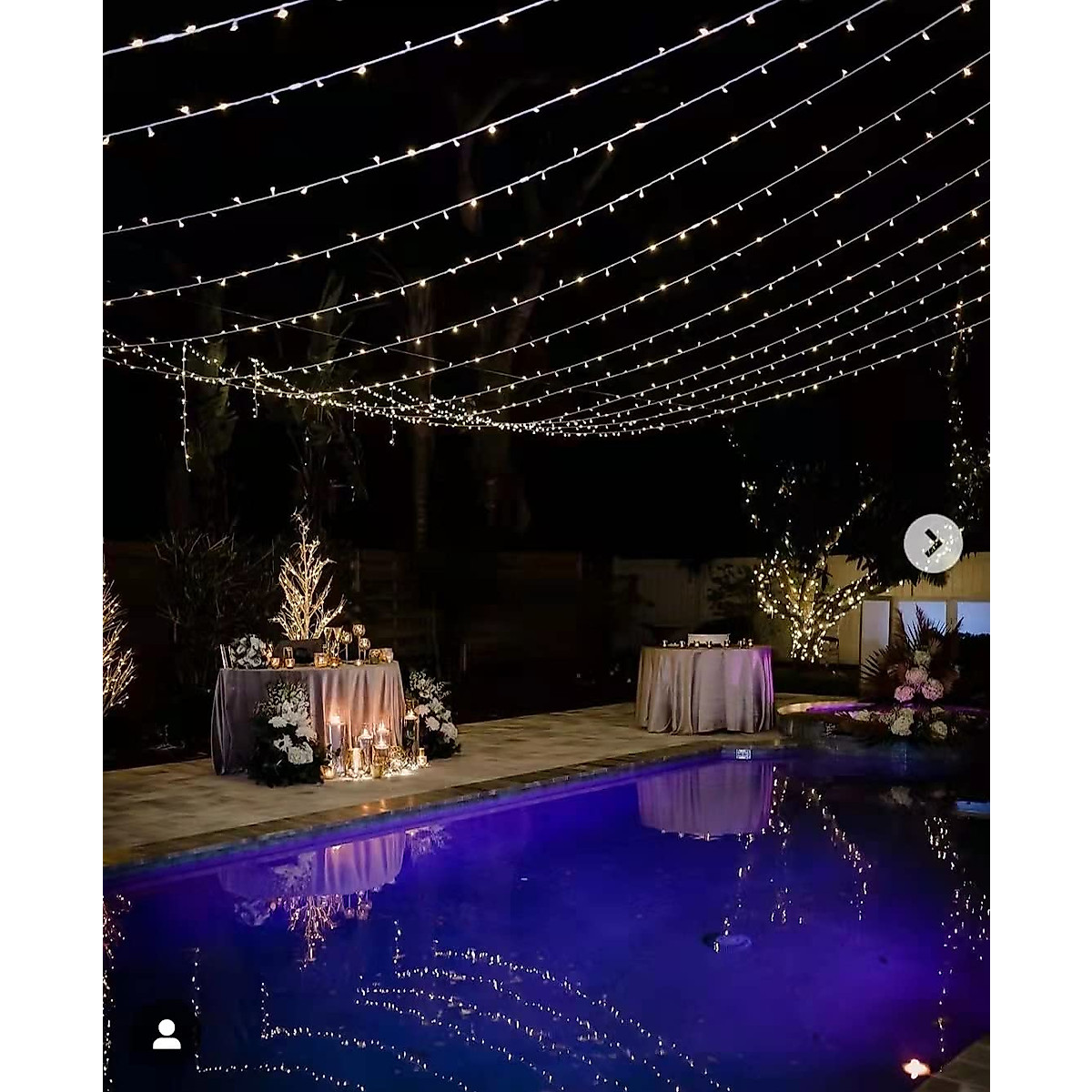 KAQ 115FT 300LED Timer Function Cool White Christmas String Lights Indoor/Outdoor, Waterproof Christmas Lights with 8 Modes, Clear Wire Fairy Tree Lights for Garden Patio Bedroom Christmas Decorations