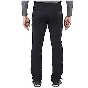 Swix Men's Corvara Softshell Classic Nordic Winter Sports Cross Country Skiing Pants, Black, Large