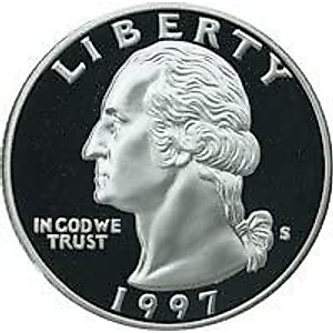 1997 S Washington Proof Quarter PF1