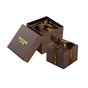 De Couer 10k White Gold 7/8ct TDW Diamond Double Halo Engagement Ring Set (H-I, I2) (7)