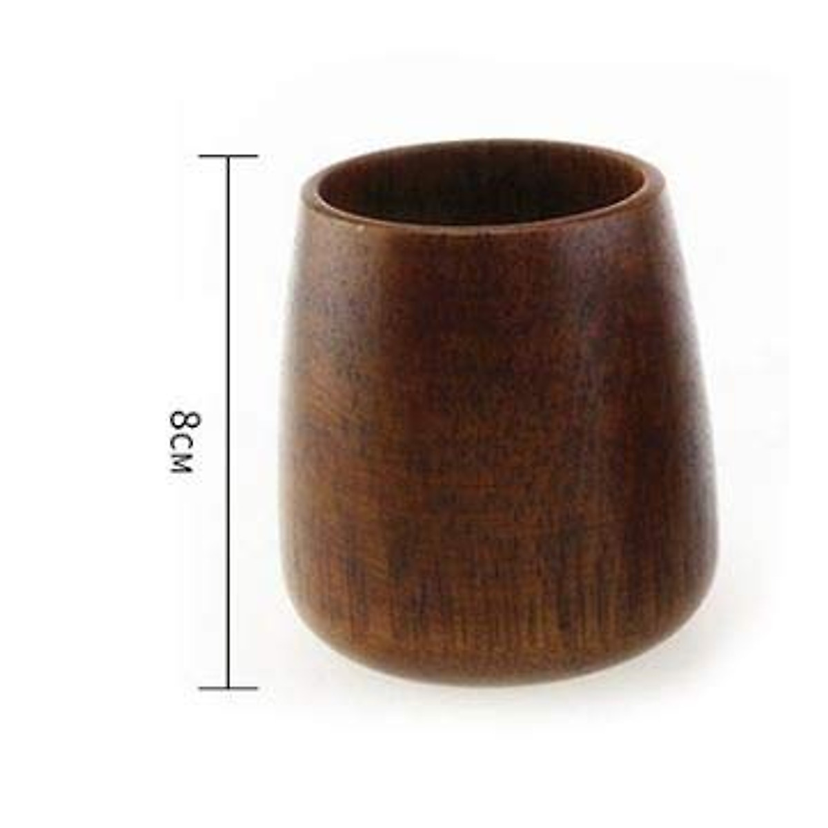 Islandoffer Japanese Wooden Tea Cup, 4 oz, 120 mL