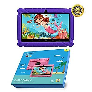 Contixo Kids Tablet K2 | 7" Display Android 6.0 Bluetooth WiFi Camera Parental Control for Children Infant Toddlers Includes Tablet Case (Purple)