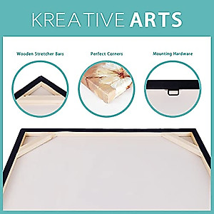 Kreative Arts - 3 Panels Lion King Black and White Canvas Prints Wall Art Modern Painting Wall Pictures for Living Room Office Decoration Ready to Hang (12x12inchx3pcs/set)