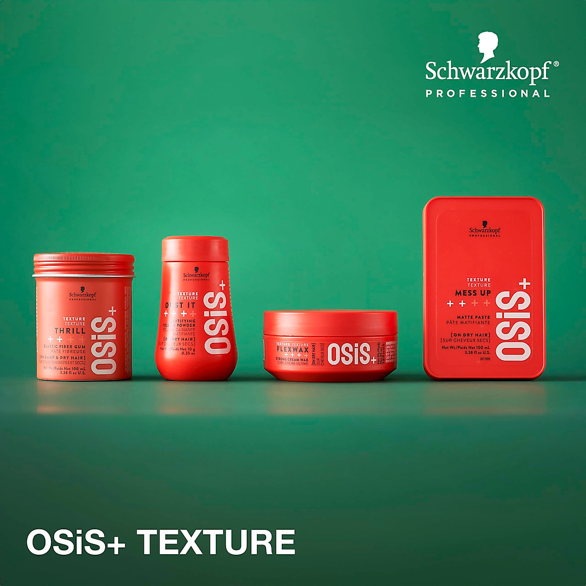 OSiS+ Flexwax – Ultra Strong Cream Wax, 2.8 oz – Long-lasting Hold for Creative Hair Styling – Moldable Texturizing Product for Wild Hair Styling and Shine – Washes Out Easily