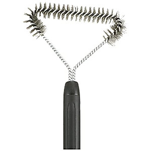 Weber 3-Sided Grill Brush, 12 Inch, Black