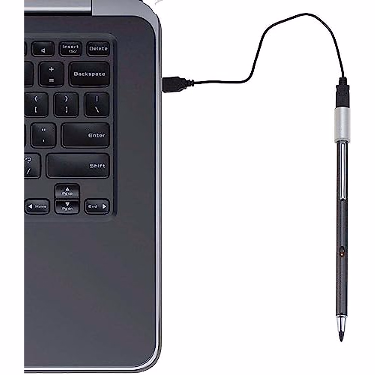 Broonel Grey Rechargeable Fine Point Digital Stylus - Compatible with TECLAST Tablet Android 12 P25T Tablets 10 Inch